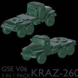 kraz 260 truck 3d models 【 STLFinder
