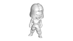 dragon ball z android 17 3D Models | Page 1 | STLFinder