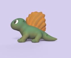 cute dimetrodon 3D Models | Page 1 | STLFinder