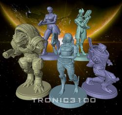 mass effect miniatures 3d models 【 STLFinder