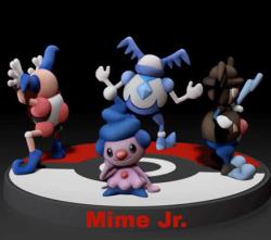galarian mime jr 3D Models | Page 1 | STLFinder