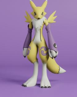 renamon and flamedramon 3D Models | Page 1 | STLFinder