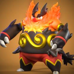 pokemn emboar png 3D Models | Page 1 | STLFinder