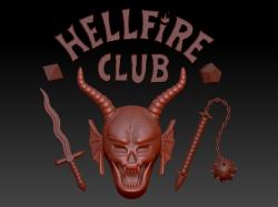 logo hellfire club letra roja 3D Models | Page 1 | STLFinder
