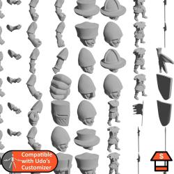 Medieval light Infantry 3D Models | Page 1 | STLFinder