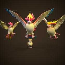 pidgey evolutions 3D Models | Page 1 | STLFinder