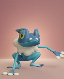 pokemon frogadier 3D Models | Page 1 | STLFinder