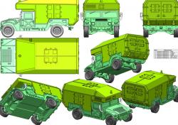 humvee ambulance 3d models 【 STLFinder