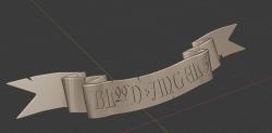 website ribbon banner 3d models | Page 1 | STLFinder