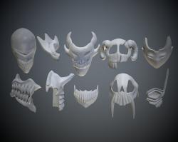 bleach vizard masks 3D Models | Page 1 | STLFinder