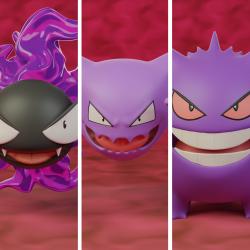 pokemon gastly evolution 3D Models | Page 1 | STLFinder