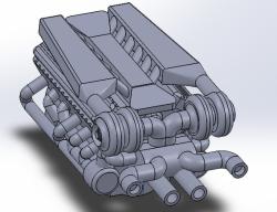 v12 twin turbo 3D Models | Page 1 | STLFinder