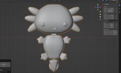 axolotl tail floating up head red 3D Models | Page 1 | STLFinder