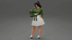 wdirada girl s 2 piece skirt outfit bow graphic short sleeve tee cameo ...