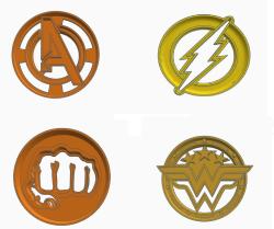 she hulk captain marvel wonder woman supergil 3D Models | Page 1 ...