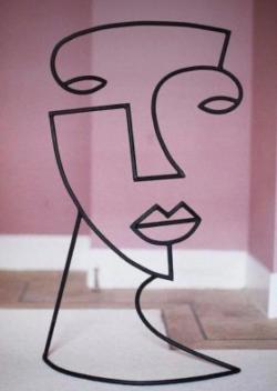 pablo picasso free template for wooden style face puzzle 3D Models ...