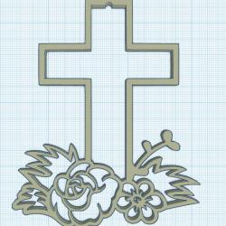 flowered cross 3D Models | Page 1 | STLFinder