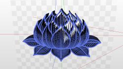 pharaonic lotus line art png 3D Models | Page 1 | STLFinder