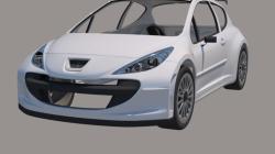 peugeot 207 s2000 wrc rally 3D Models | Page 1 | STLFinder