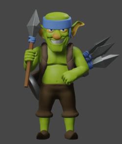 goblin crying emote clash royale t shirt kids sizes 3D Models | Page 1 ...