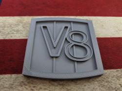 v8 badge 3D Models | Page 1 | STLFinder
