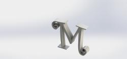 letter m in 3d | Page 1 | STLFinder