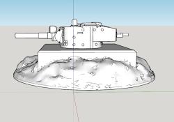 28mm tank cannon turret and bunker x2 3D Models | Page 1 | STLFinder