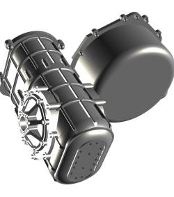 18 t44 transaxle with chevy bellhousing 3D Models | Page 1 | STLFinder