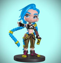 jinx chibi 3D Models | Page 1 | STLFinder