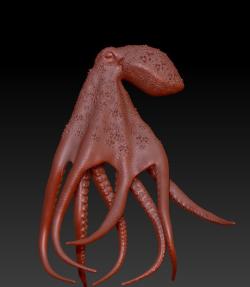 realistic octopus drawing 3D Models | Page 1 | STLFinder