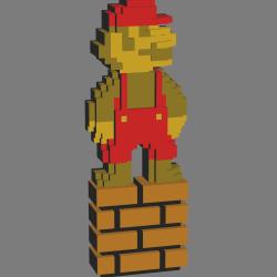super mario bros 8 bit 3D Models | Page 1 | STLFinder