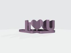 3d picture of the word love embedded | Page 1 | STLFinder