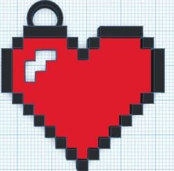 8 bit heart 3d models | Page 1 | STLFinder