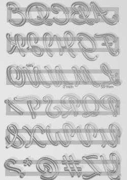 alphabet stencil ruler 3D Models | Page 1 | STLFinder