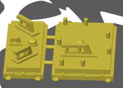 HO scale Union Pacific PTC Antenna Style 1 6pc 3D Models | Page 1 ...