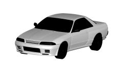 nissan skyline 1997 3d models 【 STLFinder