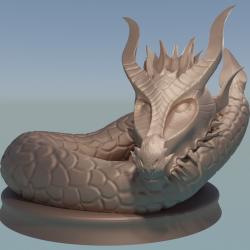 serpent dragon by liltcat on deviantart 3D Models | Page 1 | STLFinder