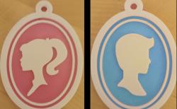 figura barbie ken bikini blanco negro imprimir 3D Models | Page 1 ...