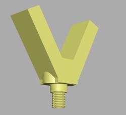 fishing rod holder rest support stand head carp u shape holder tackle ...