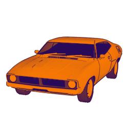 ford falcon xb coupe schematic the uv map 3D Models | Page 1 | STLFinder
