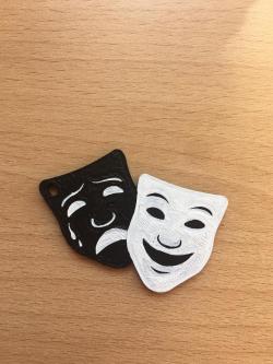 happy sad acting masks 3D Models | Page 1 | STLFinder