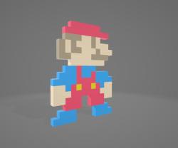 mario pixel art 16x16 3D Models | Page 1 | STLFinder