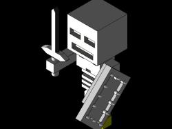 iron cad assembly minecraft 3d models 【 STLFinder