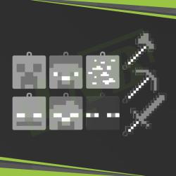 minecraft keychains 3D Models | Page 1 | STLFinder