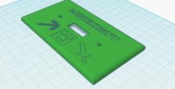 light switch plate minecraft 3D Models | Page 1 | STLFinder