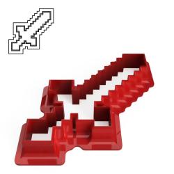 minecraft sword cookie 3D Models | Page 1 | STLFinder