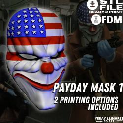 payday 1 masks 3D Models | Page 1 | STLFinder