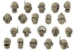 20 28mm skull heads variety 3D Models | Page 1 | STLFinder