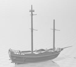 brigantine ship model | Page 1 | STLFinder