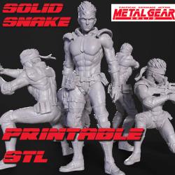 solid snake fan art 3D Models | Page 1 | STLFinder